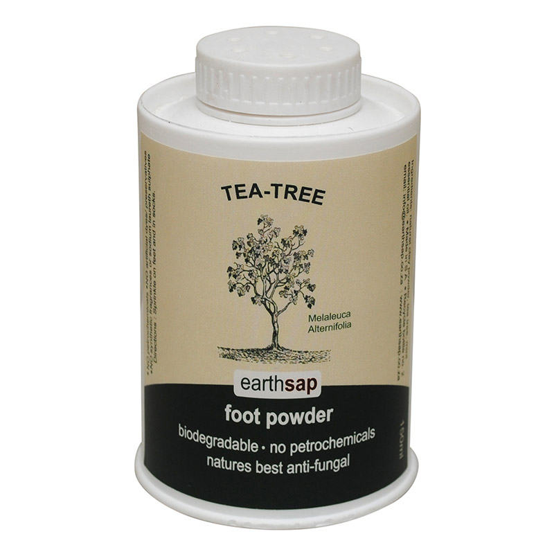 EARTHSAP TEA TREE AND MINT FOOT POWDER 100ML - Lime Fusion